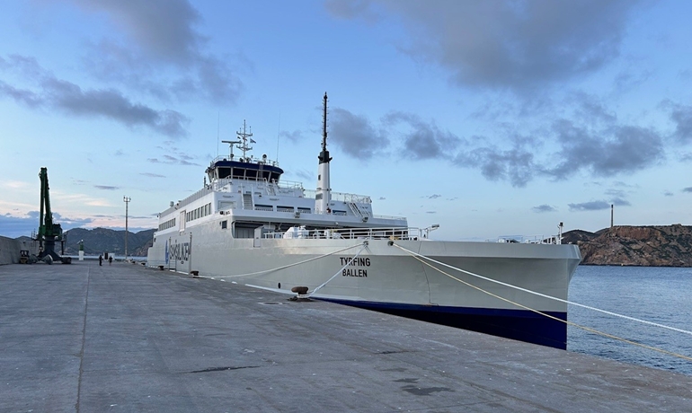 TYRFING in headwind on its way to Denmark | Shippax