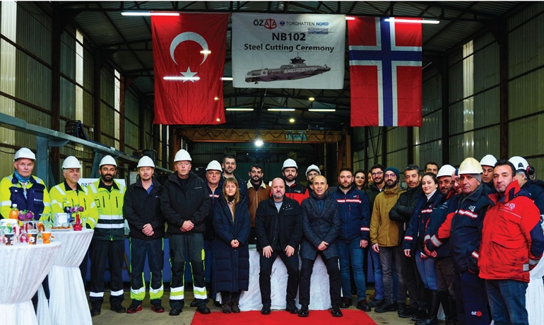 Steel cut ceremony held for Torghatten Nord’s second of two new ...