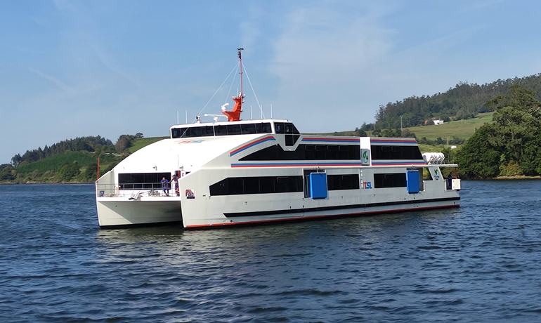 Transtejo received the first of 10 new electric ferries from Astilleros ...