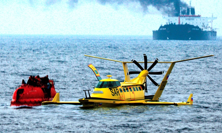 Russians are developing a WIG craft that could operate as a ferry | Shippax