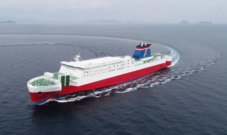 Japan’s Naikai Zosen delivers FERRY TAKACHIHO to Miyazaki Car Ferry ...