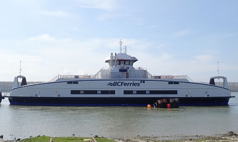 BC Ferries fifth Island Class ferry arrives in Victoria | Shippax