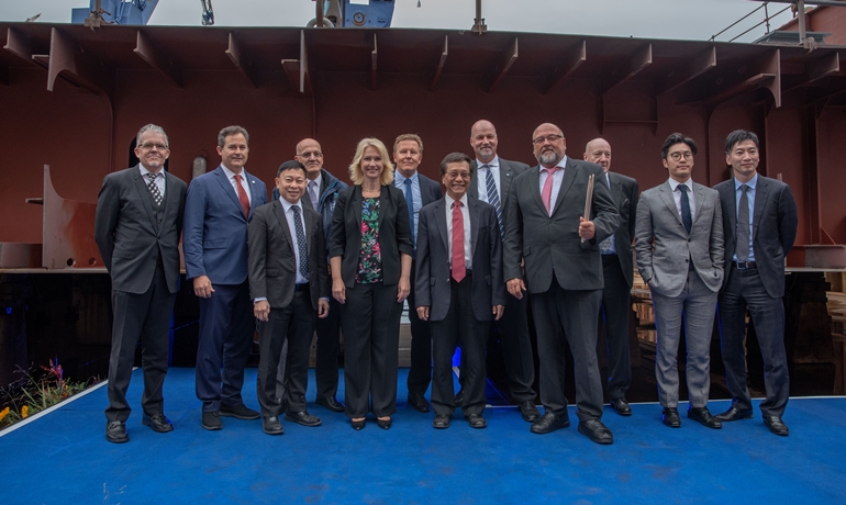 Keel laid for the first Global Class cruise ship | Shippax