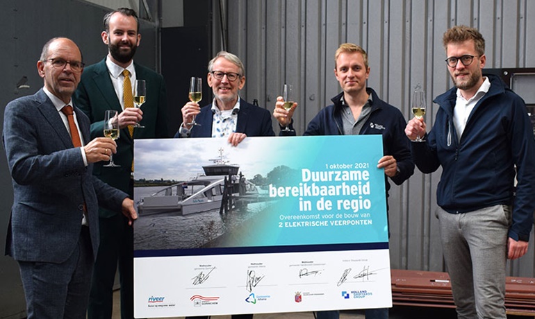 Riveer signs contract with Holland Shipyards Group for electric ferries ...