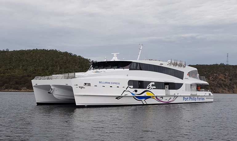 Incat completes hull No. 90 bound for Port Phillip Ferries | Shippax