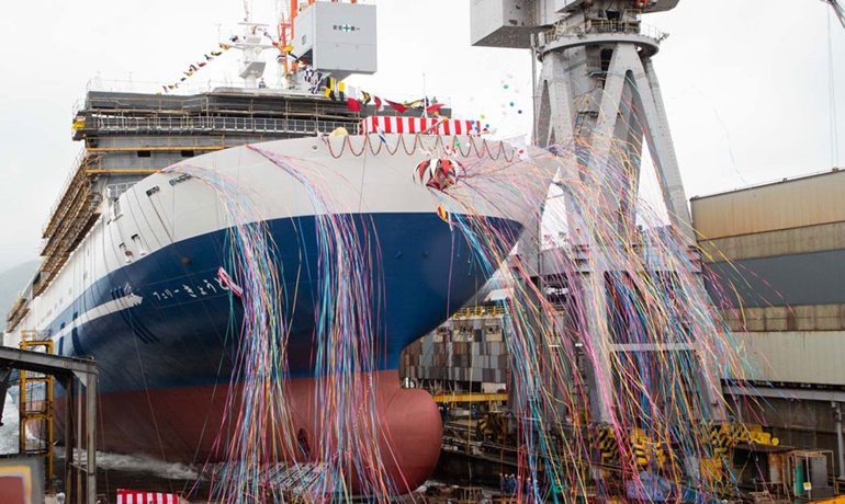 FERRY KYOTO launched by Mitsubishi Shimonoseki | Shippax