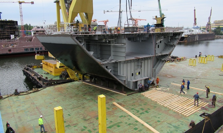 Tallink Grupp’s new shuttle MYSTAR newbuilding steel sections prepared ...