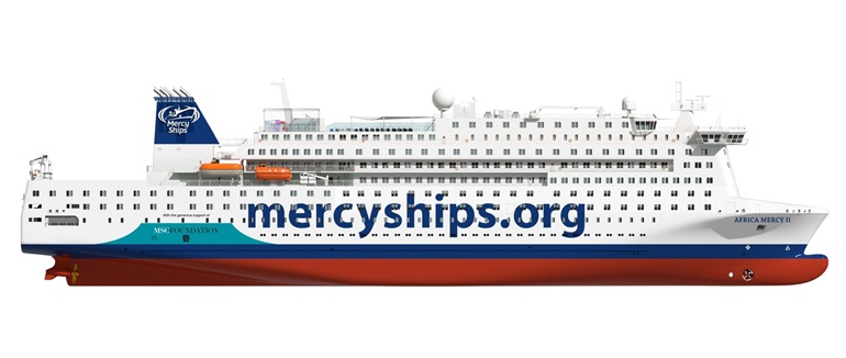 Steel cut for Mercy Ships second new purpose-built hospital ship, Steel ...