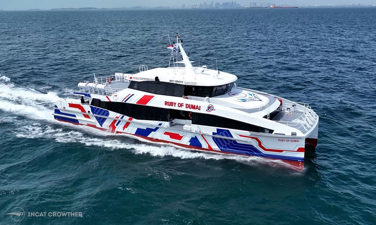First of two Dumai Express-bound catamarans completes sea trials | Shippax