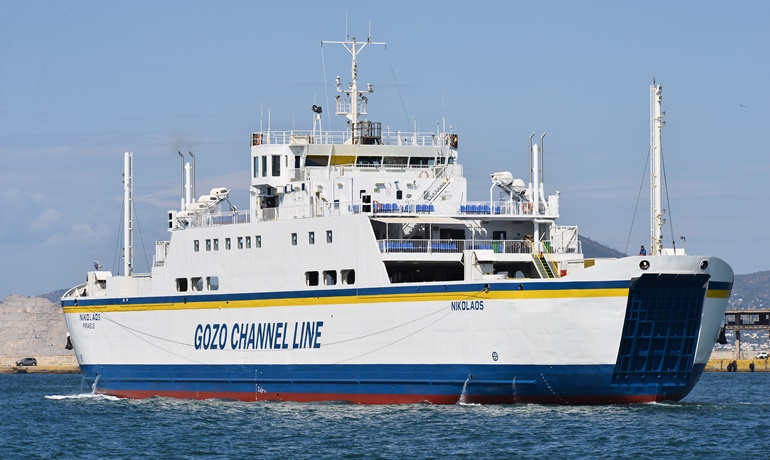 Gozo Channel’s chartered NIKOLAOS to stay in Malta, Gozo Channel’s ...