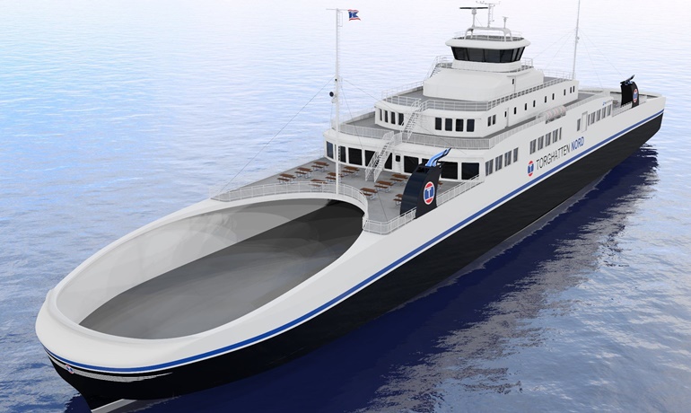 Launching ceremony for Torghatten Nord’s SAMNØY | Shippax