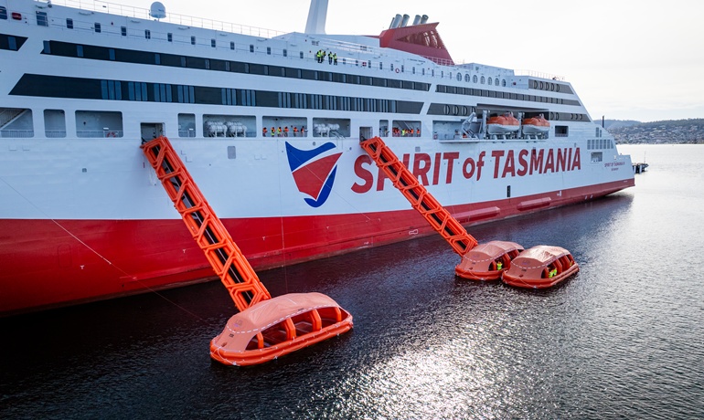 Successful MES Deployment for New SPIRIT OF TASMANIA IV | Shippax