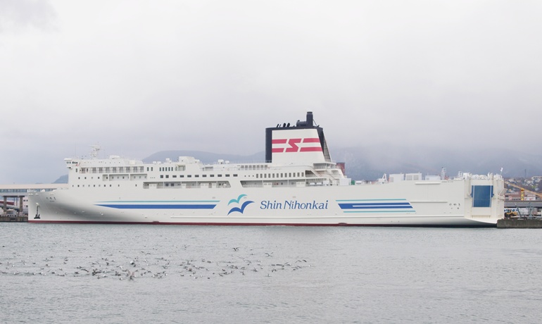 Shin Nihonkai Ferry launches new RoPax vessel KEYAKI on the Otaru–Maizuru route | Shippax