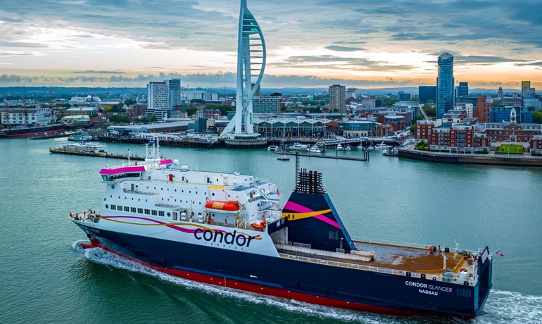 Portsmouth International Port welcomed Condor Ferries' new CONDOR ISLANDER | Shippax