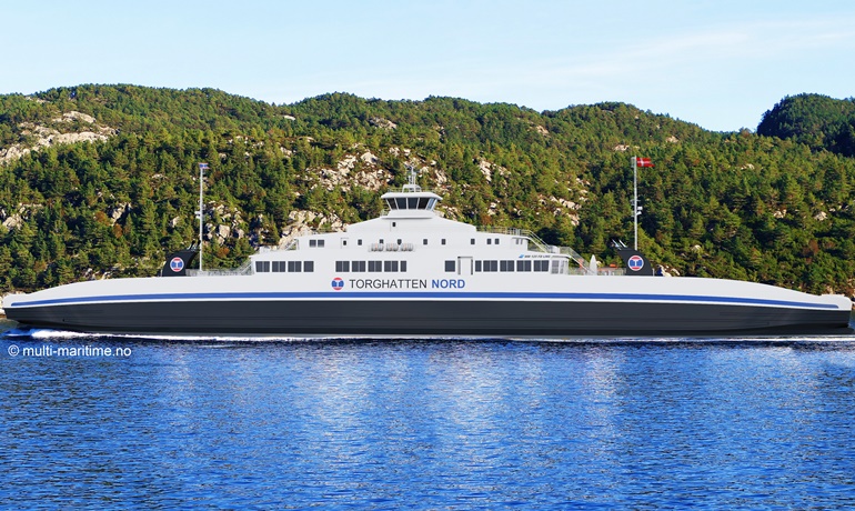 Torghatten Nord award Vard for the construction of two LNG ferries ...