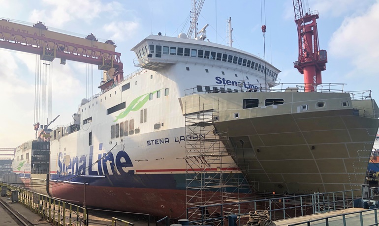 STENA LAGAN’s lengthening and conversion project reaches major stage ...