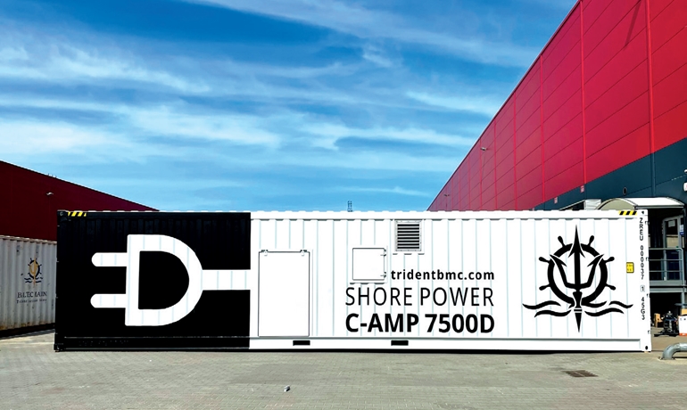 Trident BMC presents containerized shore connection solution dedicated ...