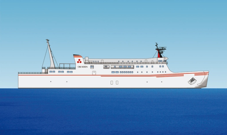 Oki Kisen to debut FERRY SHIGESA in 2027, Oki Kisen to debut FERRY ...