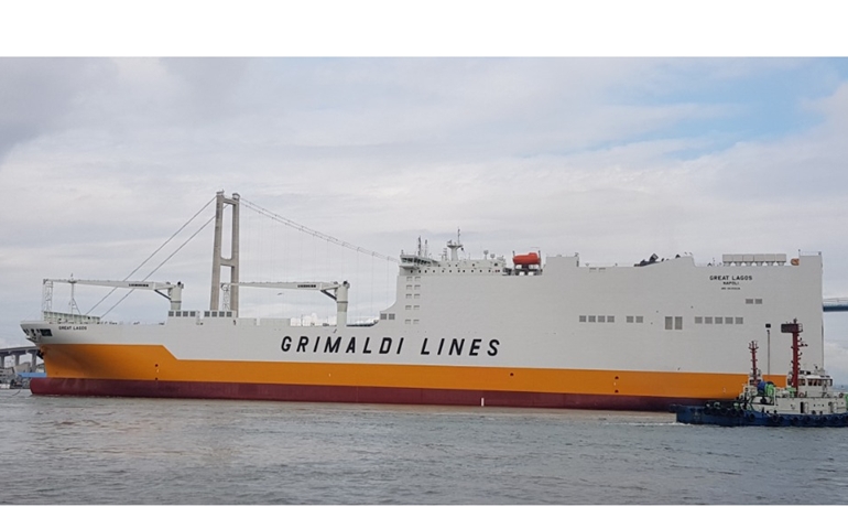 Grimaldi Group takes delivery of second “G5” con-ro, Grimaldi Group ...