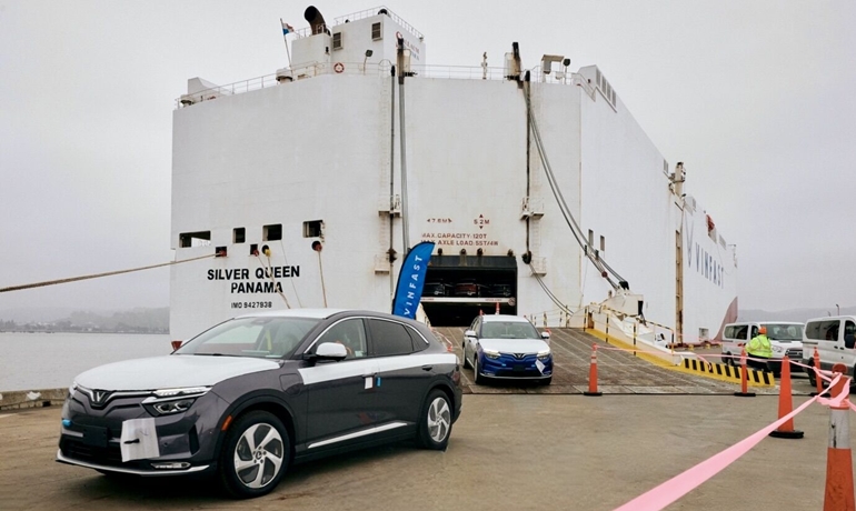 The first VinFast electric vehicles arrived in the US | Shippax