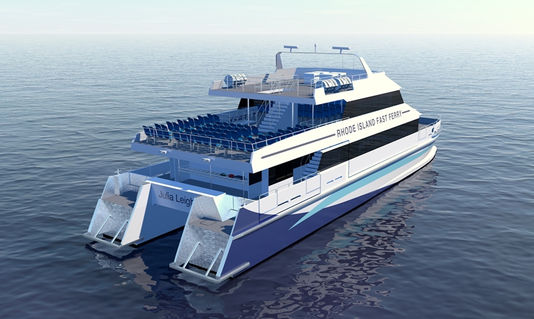 New catamaran for Rhode Island Fast Ferry | Shippax