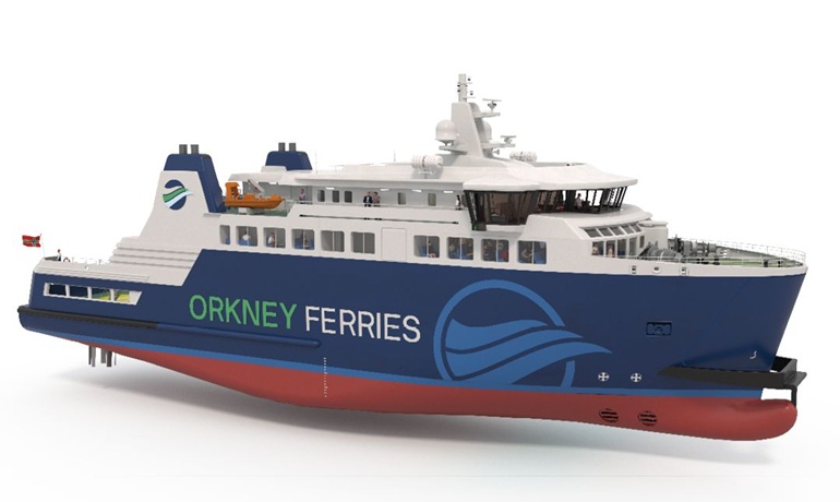 Outline design for new ferries to Orkney's northern islands | Shippax