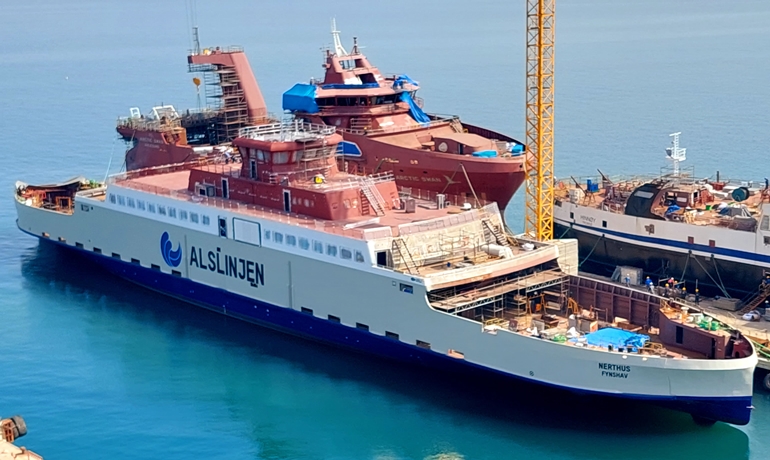 Solar power to supply energy for Alslinjen’s new electric ferry | Shippax